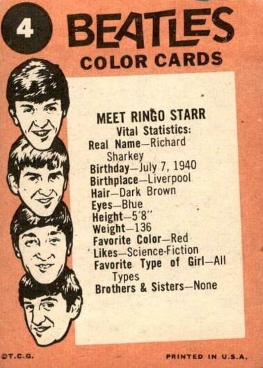 Topps and the Beatles Trading Cards - Topps Ripped