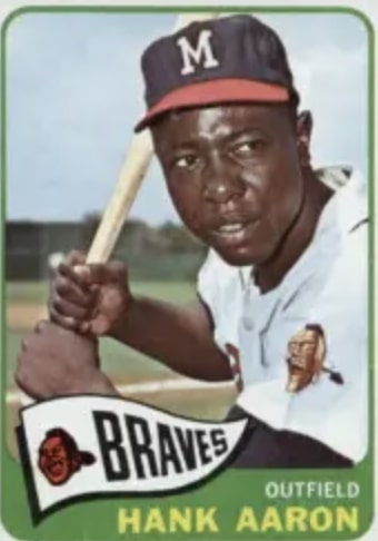 Top Hank Aaron Cards - Topps Ripped