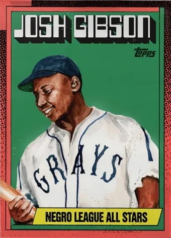 Best Josh Gibson Cards - Topps Ripped