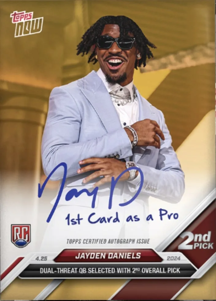 Jayden Daniels Cards To Collect - Topps Ripped