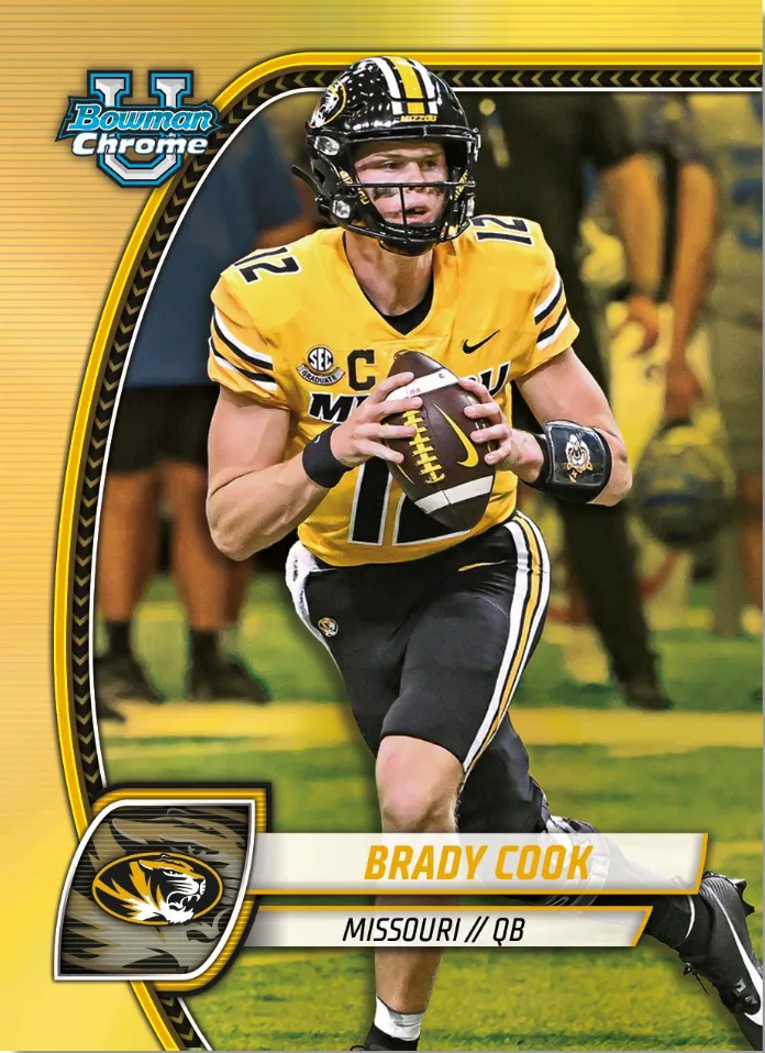 Checklist Spotlight: 2024 Bowman University Chrome Football | Checklist ...