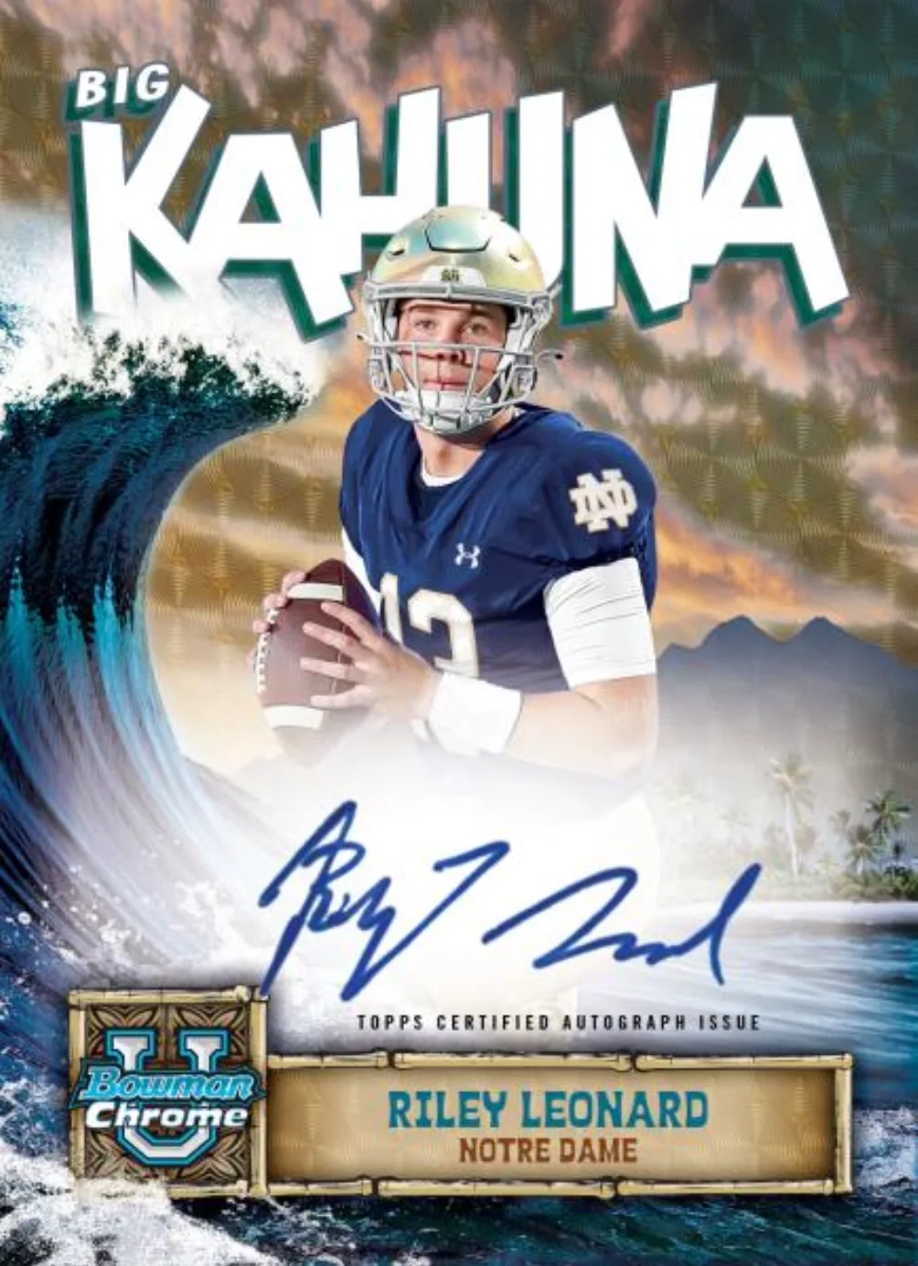 Checklist Spotlight: 2024 Bowman University Chrome Football | Checklist ...