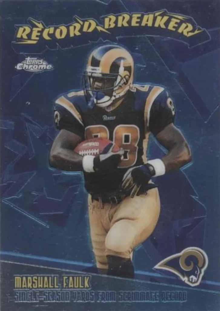Marshall Faulk’s Top Topps Football Cards