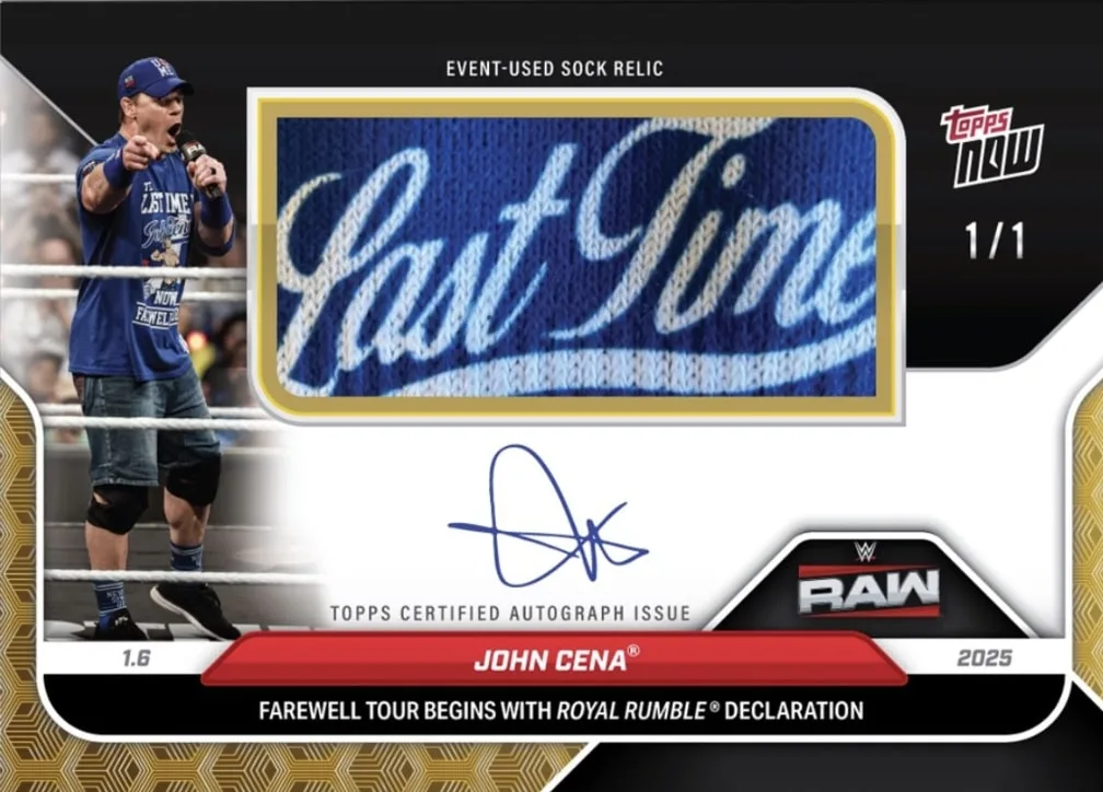 John Cena’s Topps WWE Cards to Collect - Topps Ripped