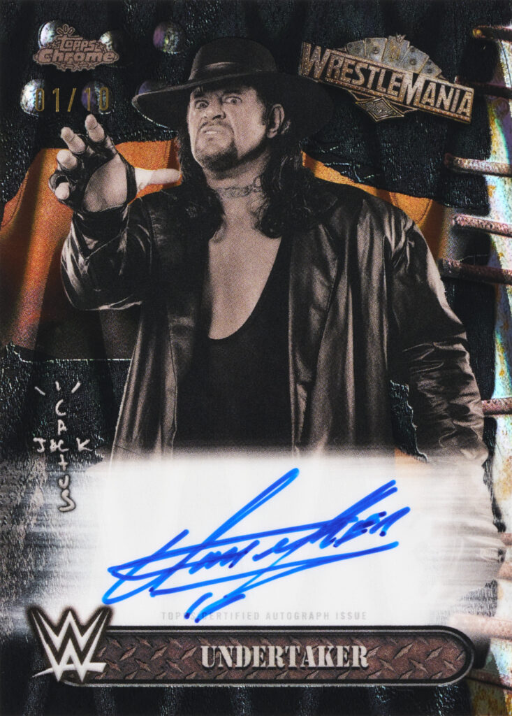 Topps and Cactus Jack Connect for a Special WrestleMania set