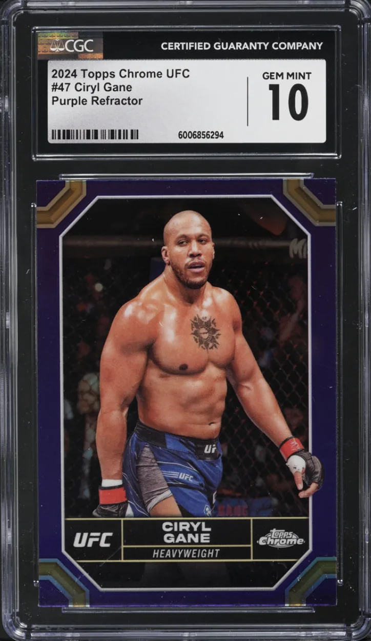 The Best Ciryl Gane Topps Cards to Collect