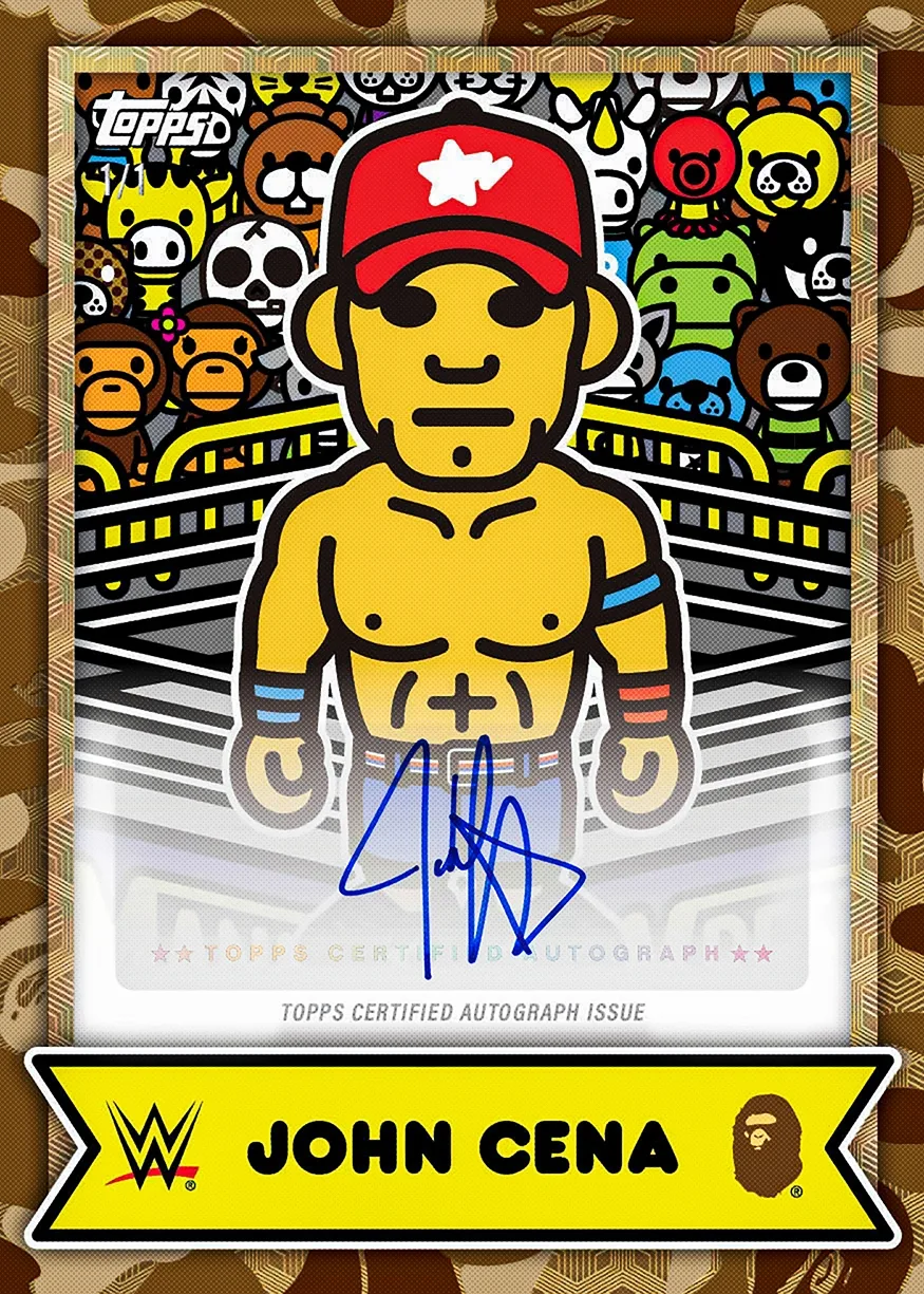 A Wrestling Card Style Revolution: 2025 Topps WWE x BAPE®︎ - Topps Ripped
