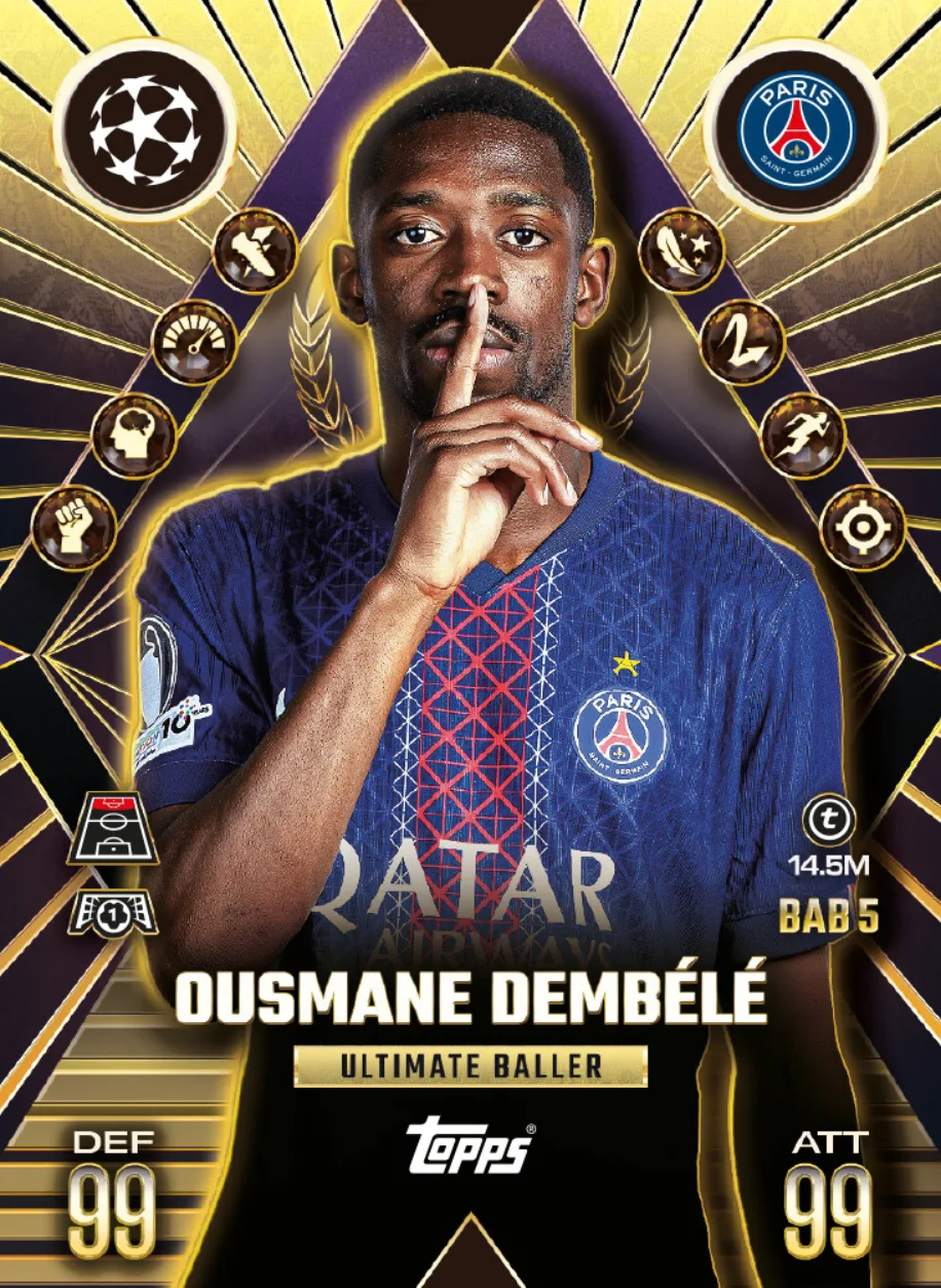 Top Chase Cards in UCC Match Attax Extra 25/26 - Topps Ripped