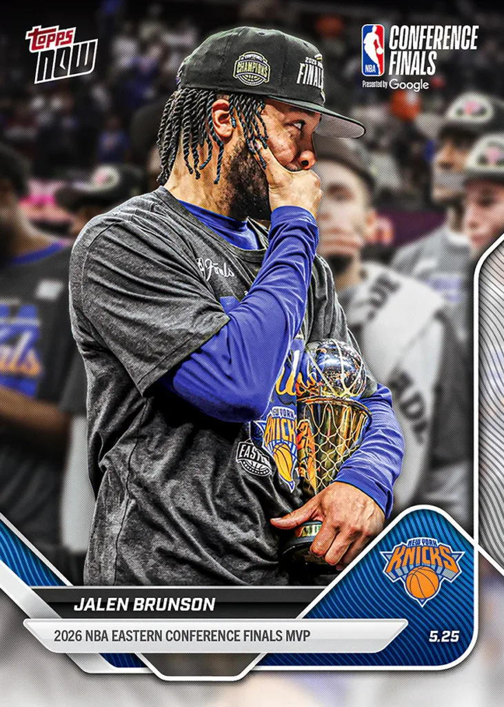 Collect the New York Knicks Finals Journey on NBA Topps NOW