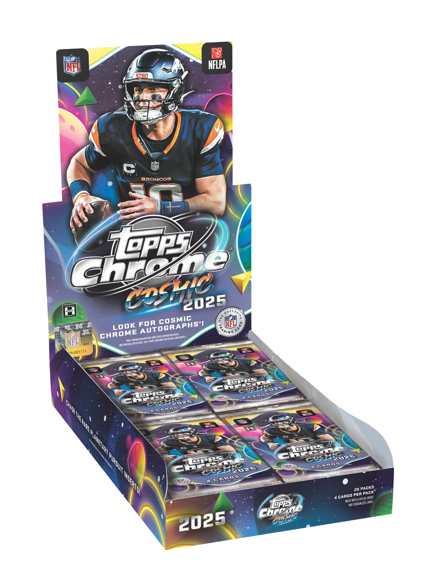 2025 Topps Cosmic Chrome Football Hobby Box Breakdown